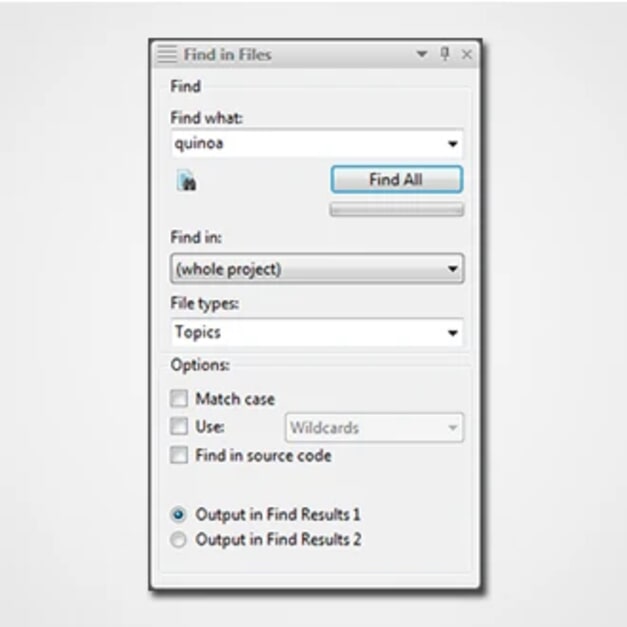 How to Search for Stuff in Your Project