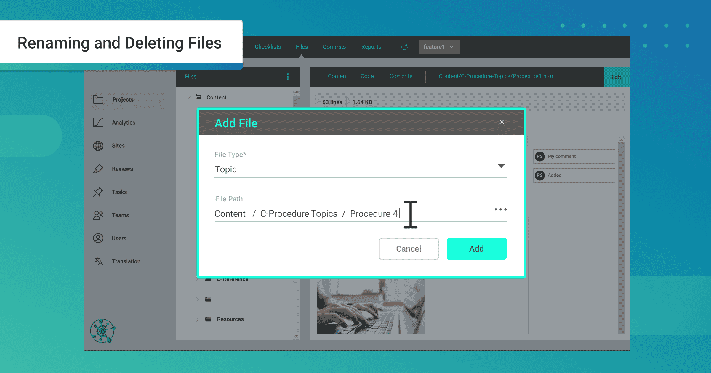 Easily Author Content Directly in MadCap Central