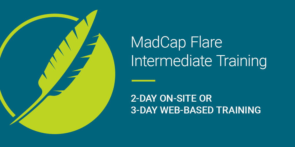MadCap Flare Intermediate Training Course