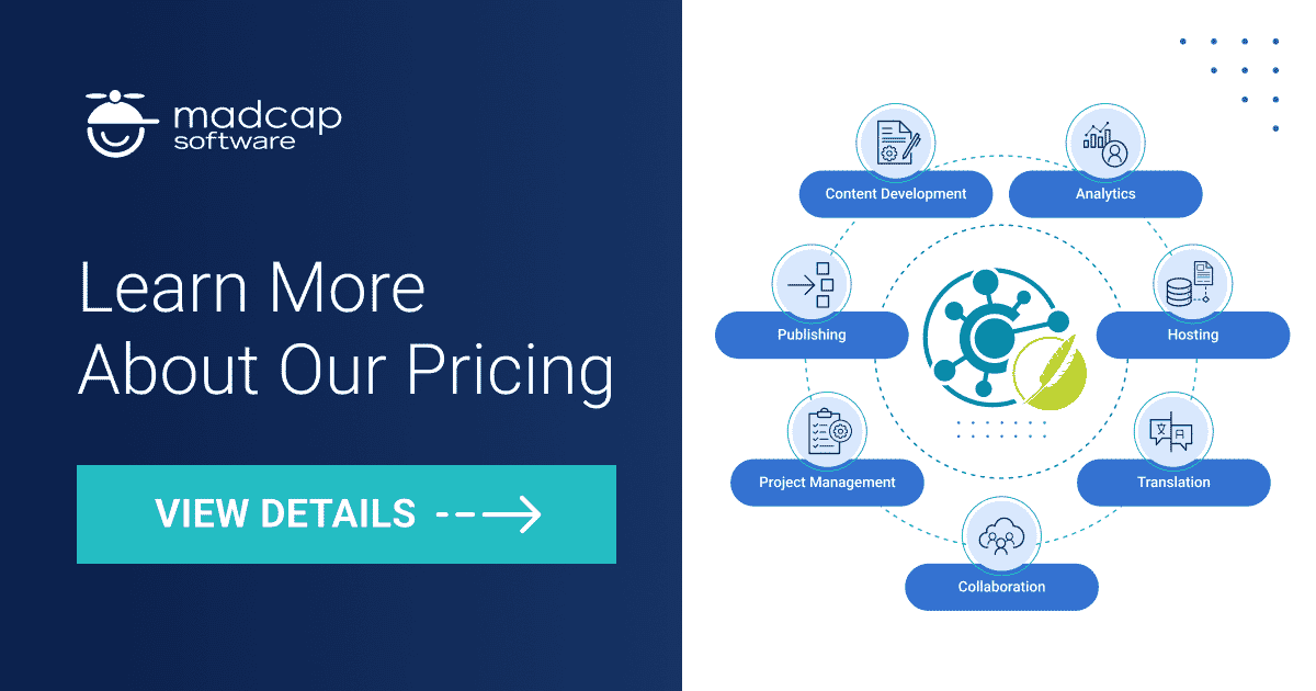 Learn More About MadCap Software Pricing