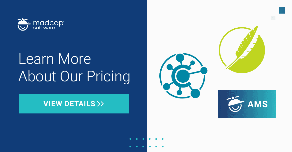 Learn More About MadCap Software Pricing